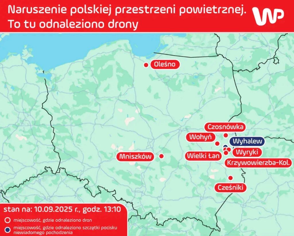 Znaleziono następne drony. Tak wygląda aktualna mapa - USAtalkin