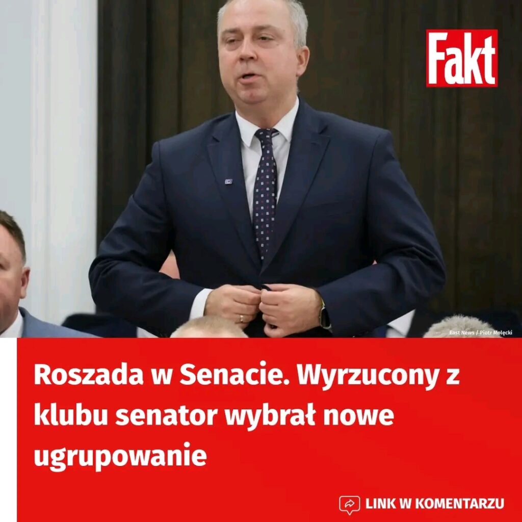 Roszada w Senacie. Wyrzucony z klubu senator wybrał nowe ugrupowanie - USAtalkin