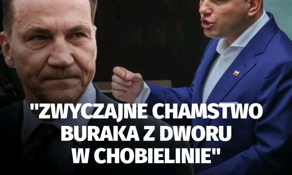 Mentzen uderza w Sikorskiego. "Burak". Jest reakcja MSZ - USAtalkin