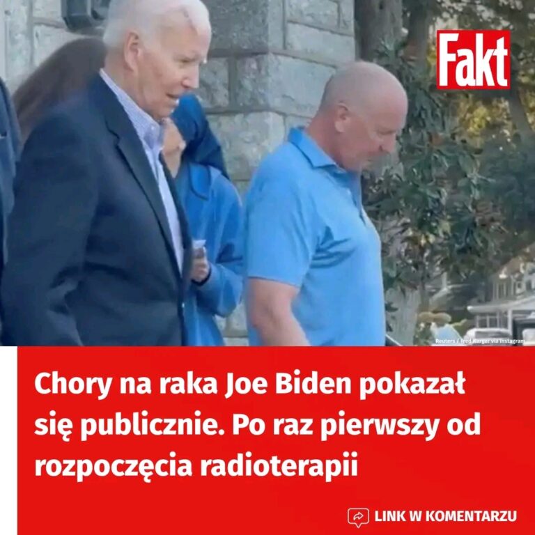 Chory na raka Joe Biden pokazał się publicznie. Po raz pierwszy od ...