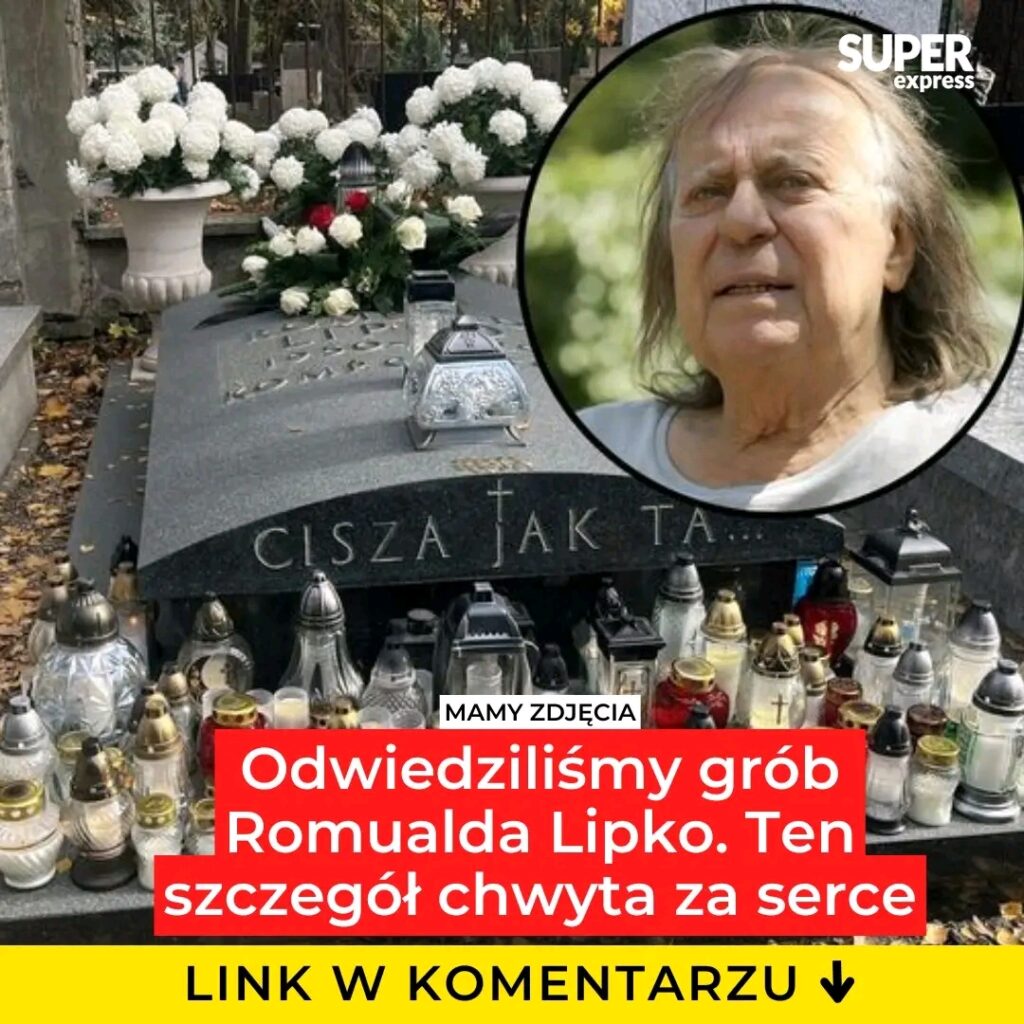 Odwiedziliśmy grób Romualda Lipko. Ten szczegół na cmentarzu w Lublinie ...