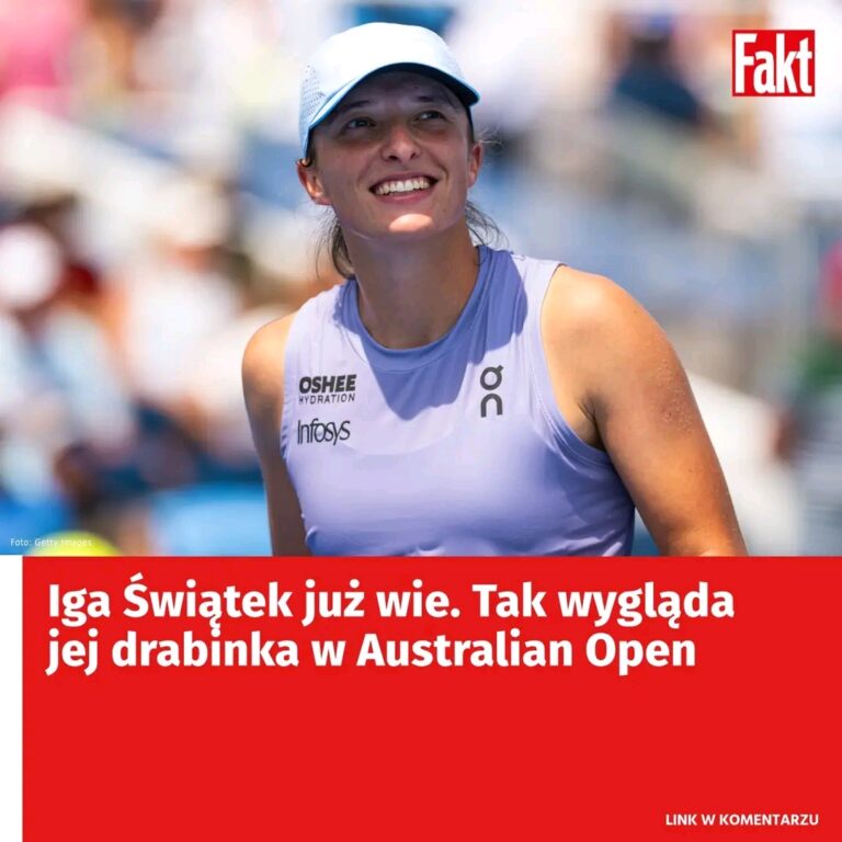 Wszystko jasne! Iga Świątek poznała rywalki Australian Open - USAtalkin